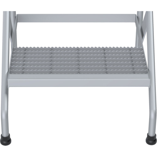 Vestil Aluminum Step Stand, 2 Step(s), 22-13/16" W x 24-9/16" L x 20" H ...