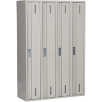 Perfix Inc. Concorde Heavy-Duty Lockers, Bank of 4, 48" x 18" x 72 ...