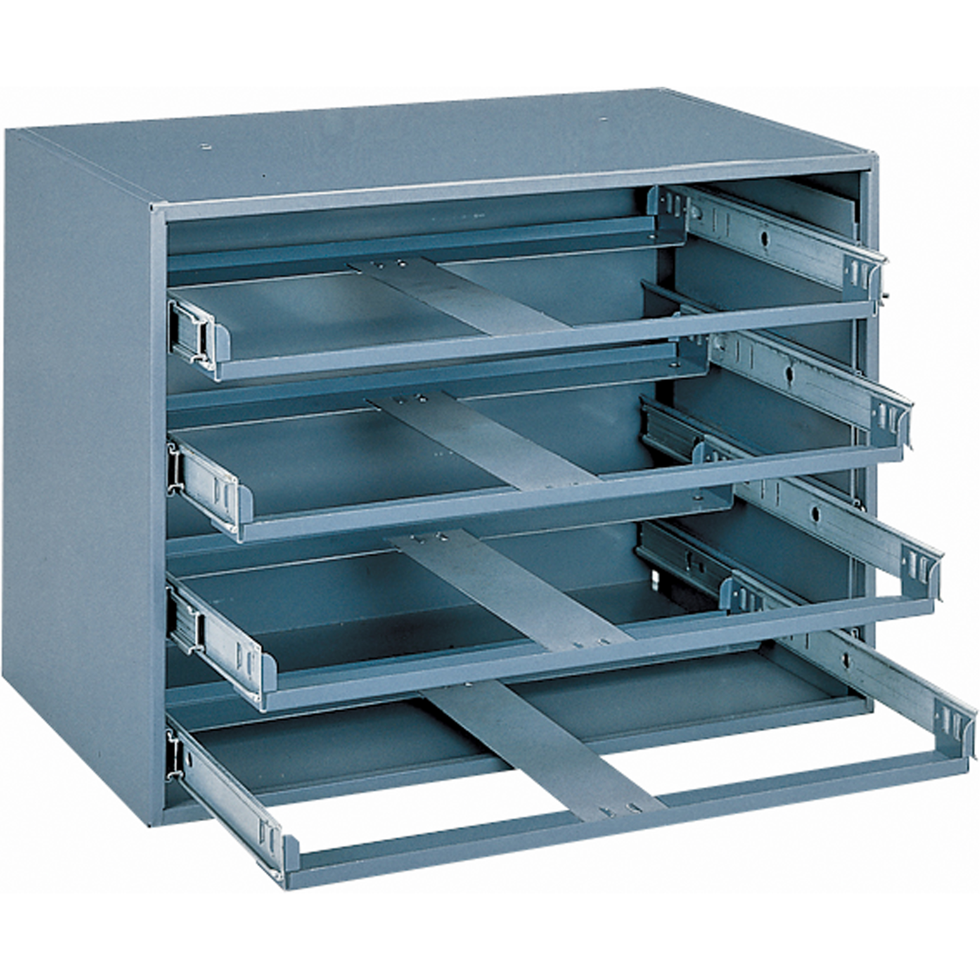 Durham Manufacturing Compartment Box Cabinets, Steel, 4 Slots, 15-1/4 ...