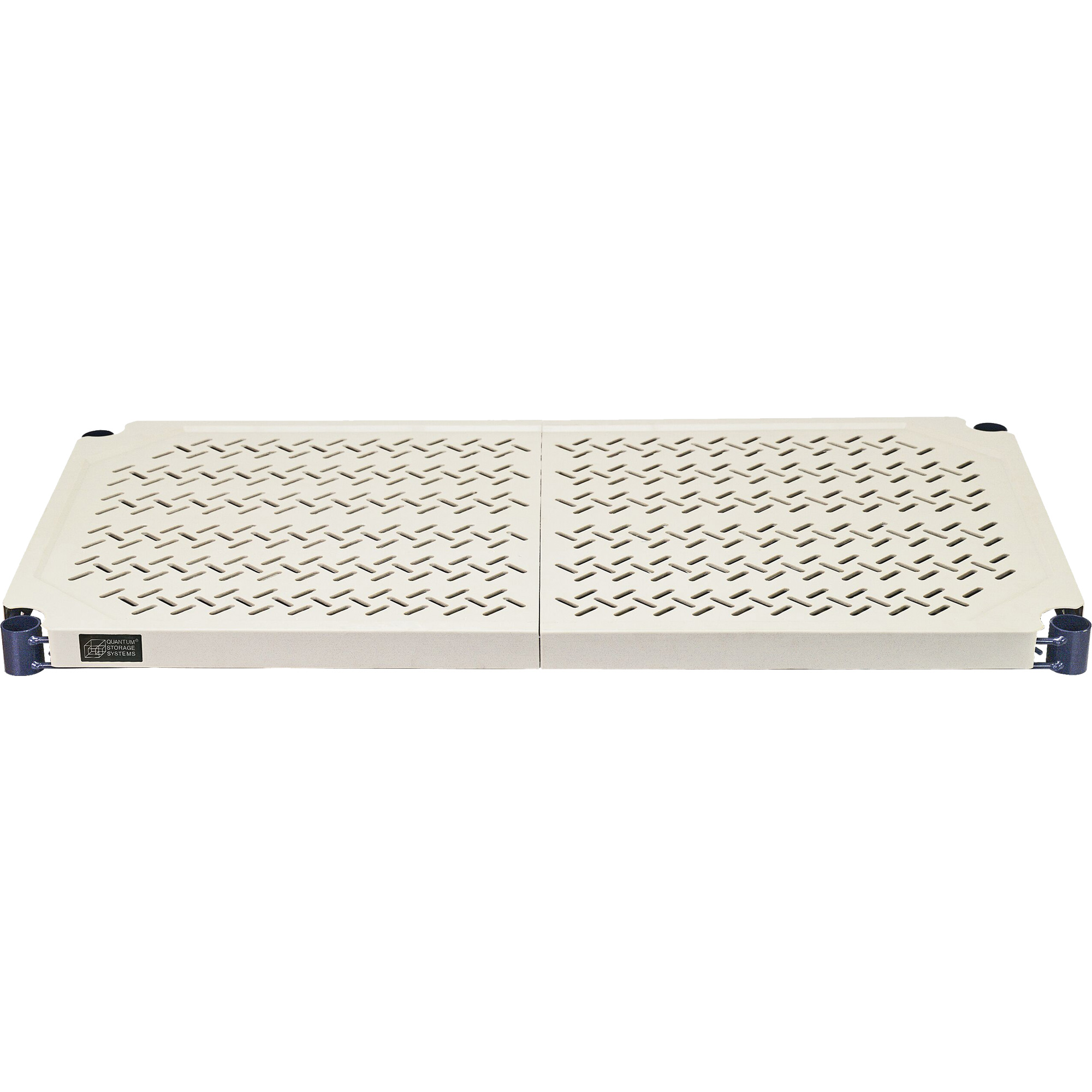 Quantum Storage System Wire Shelving Unit with Plastic Shelves, Wire ...