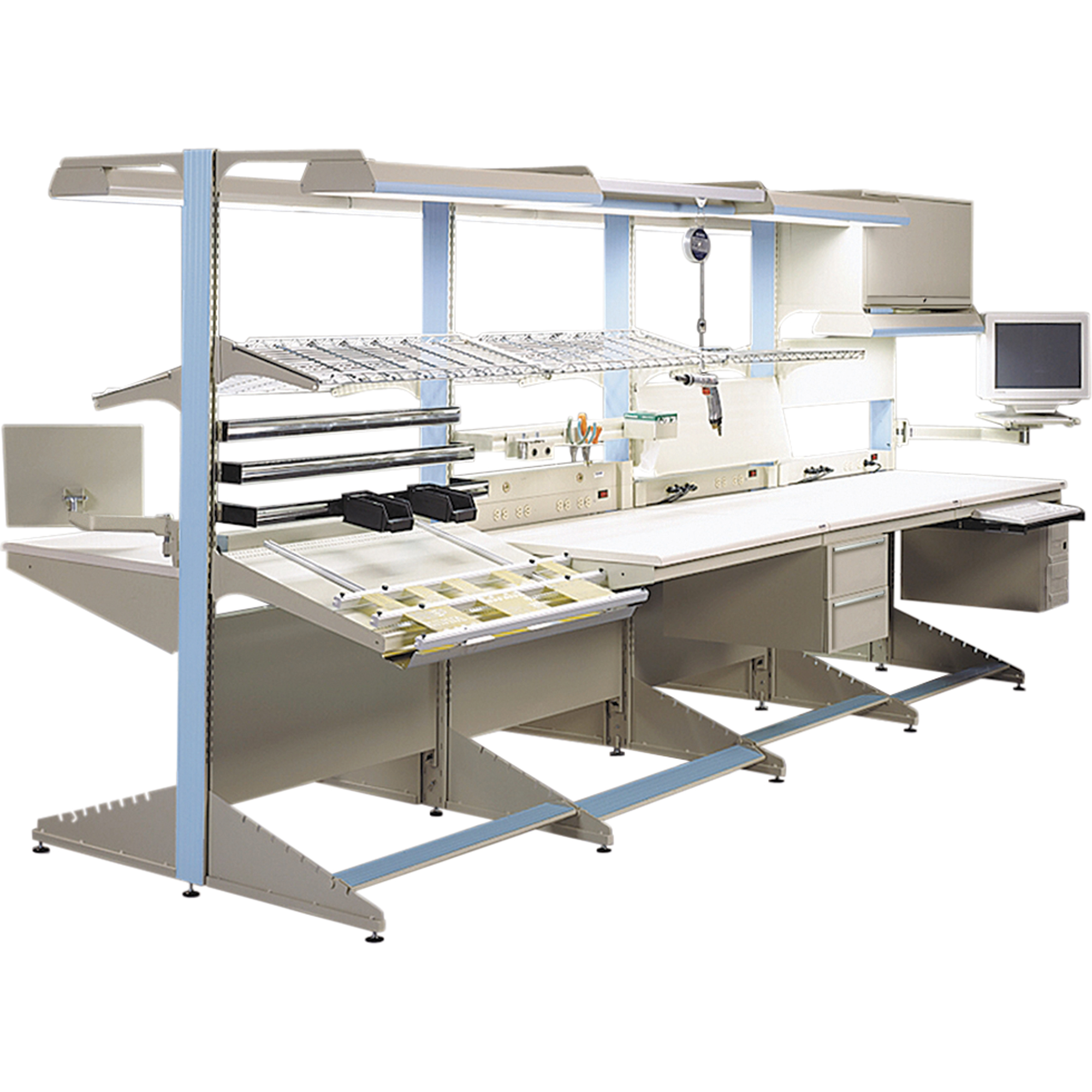 Lista Modular Ergonomic Workstations - Tool Glide Track & Trolley ...