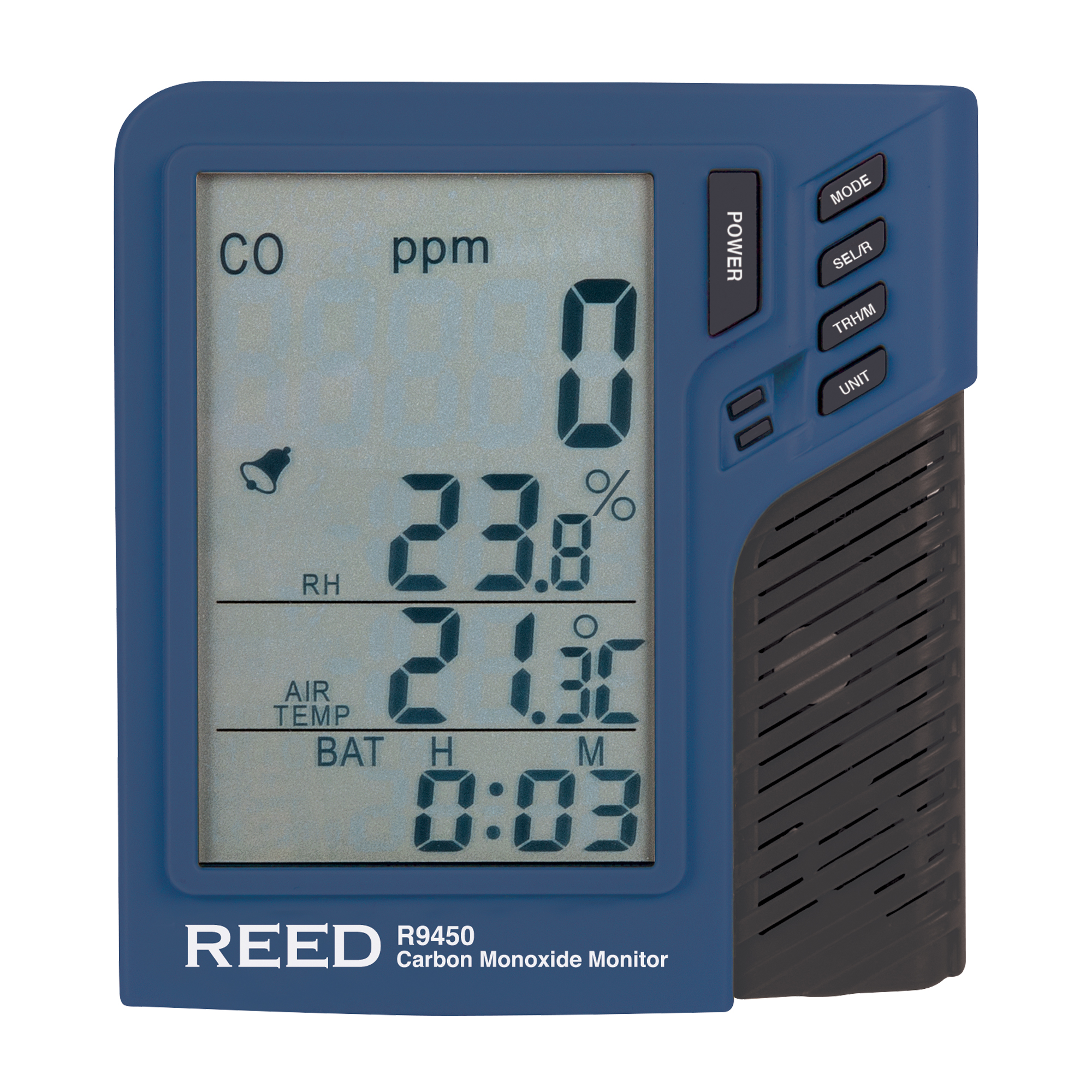 Reed Instruments Carbon Monoxide Monitor with Temperature & Humidity ...