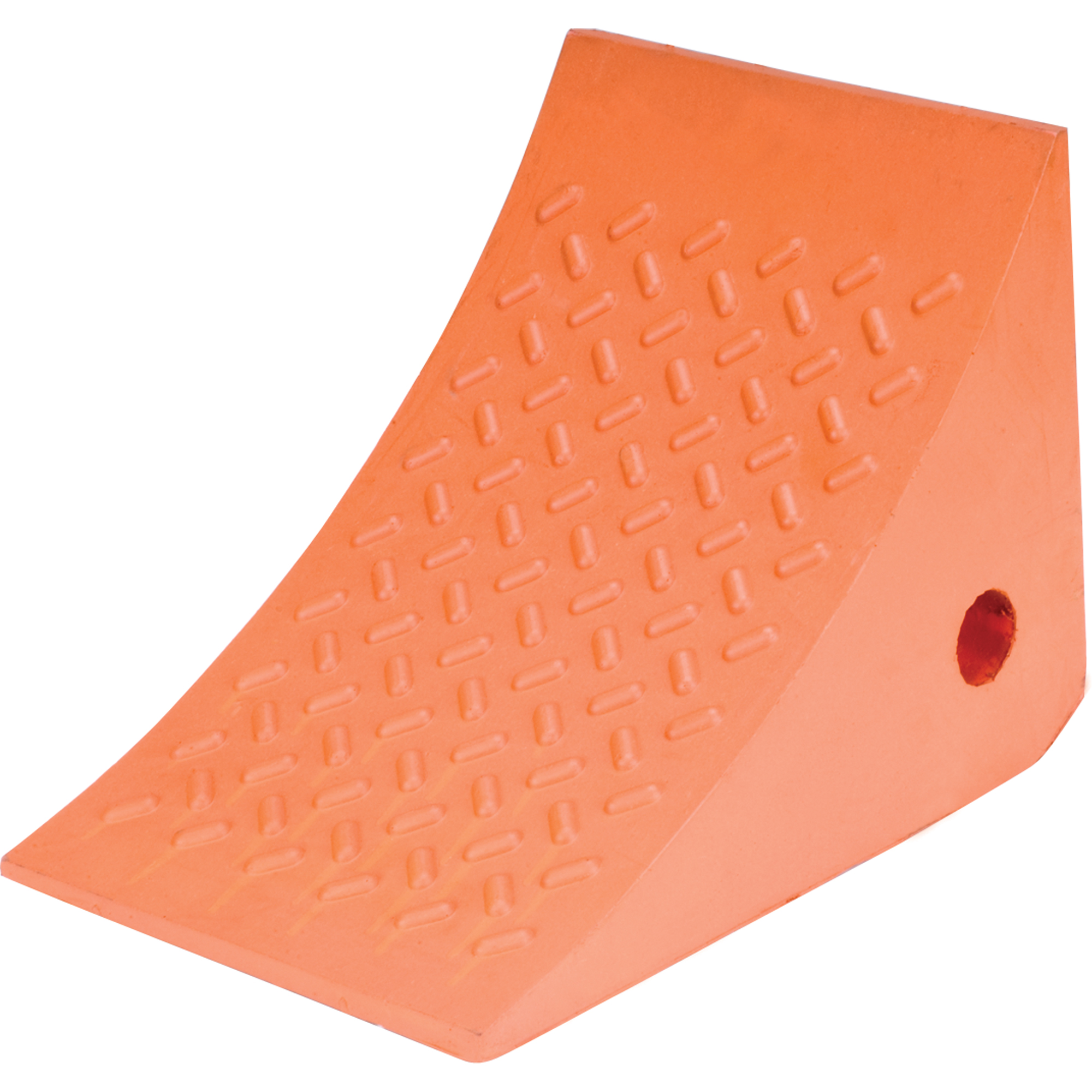 Kleton Wheel Chocks, Urethane, Orange, 8" W x 11" D x 8" H | Equipment ...