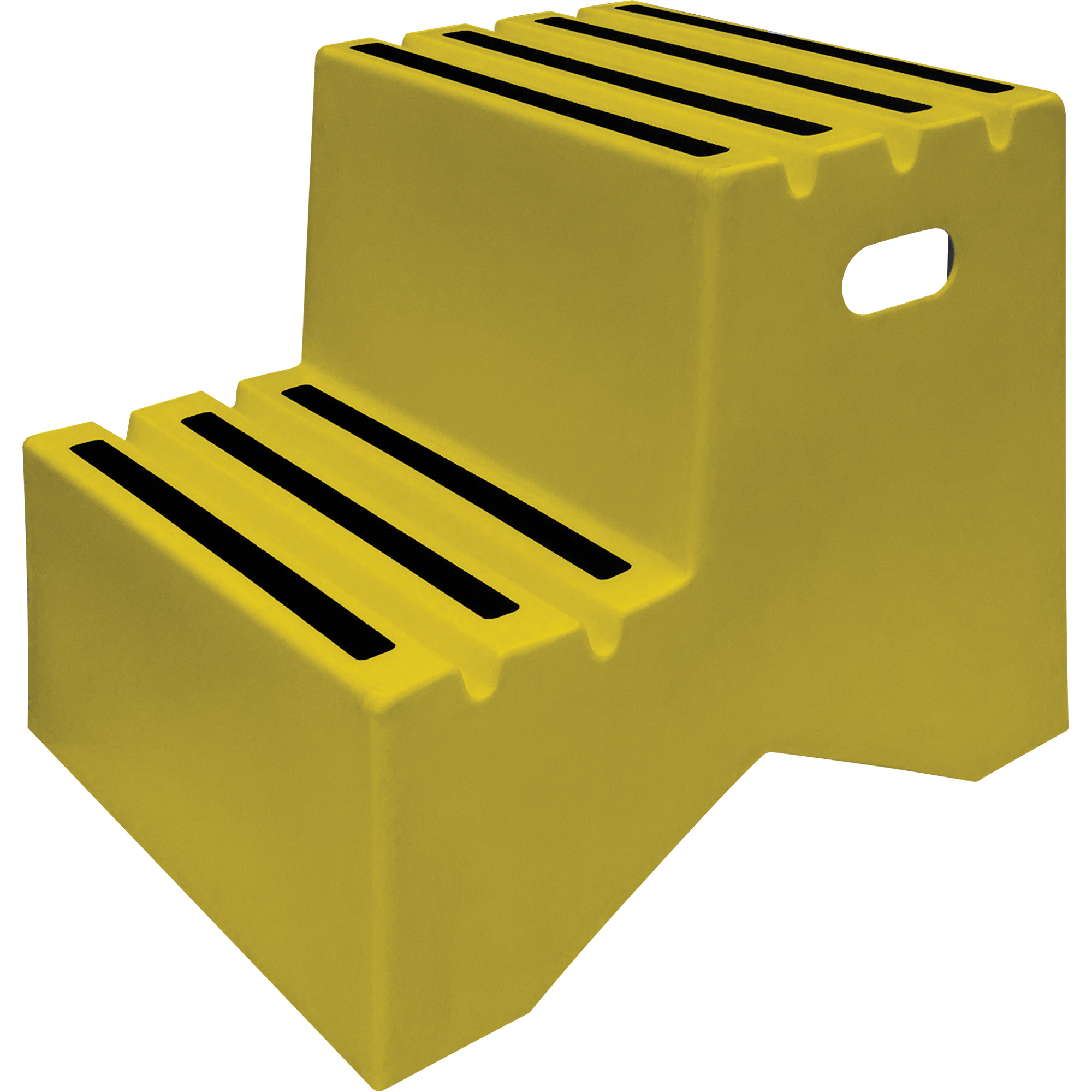 Diversified Plastics Inc. Industrial Step Stool, 2 Steps, 24" x 21" x ...