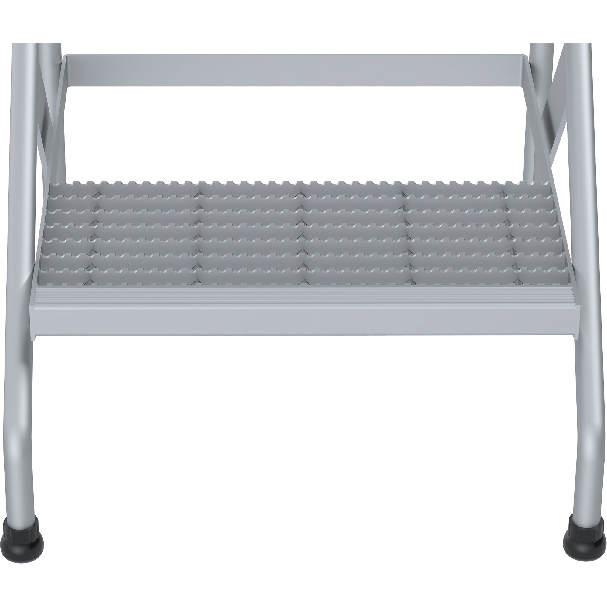 Vestil Aluminum Step Stand, 2 Step(s), 22-13/16" W x 24-9/16" L x 20" H ...
